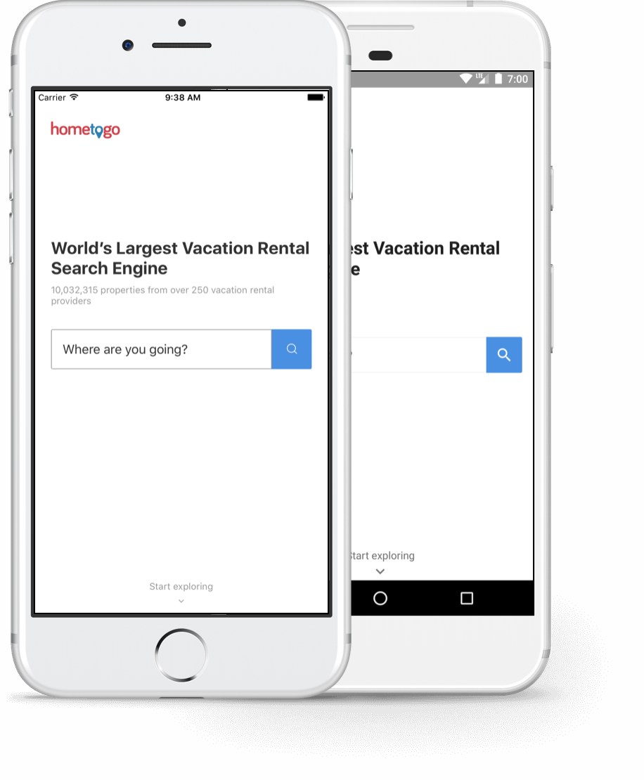 HomeToGo Mobile App | HomeToGo | Vacation rentals