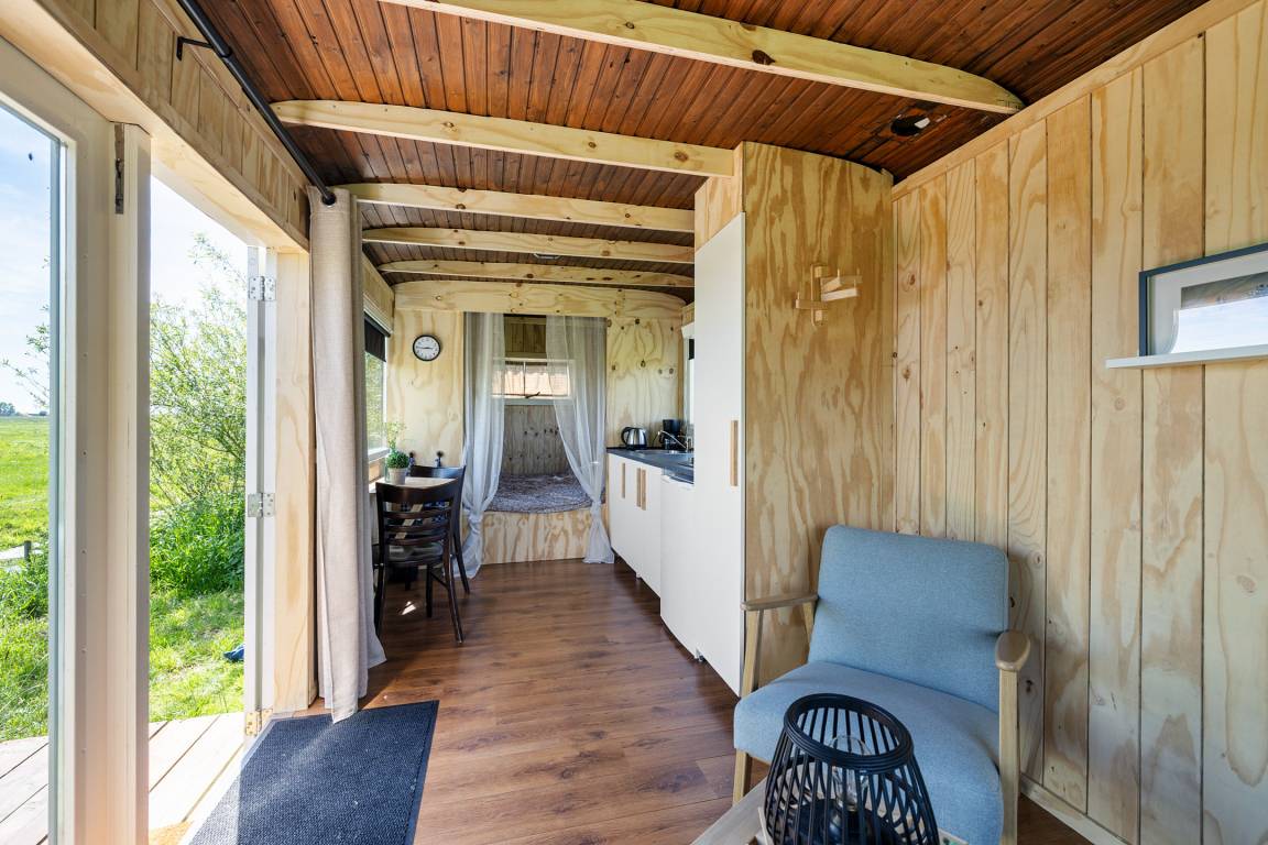 12 M² Mökki ∙ 1 Makuuhuone ∙ 2 Vierasta - Leeuwarden