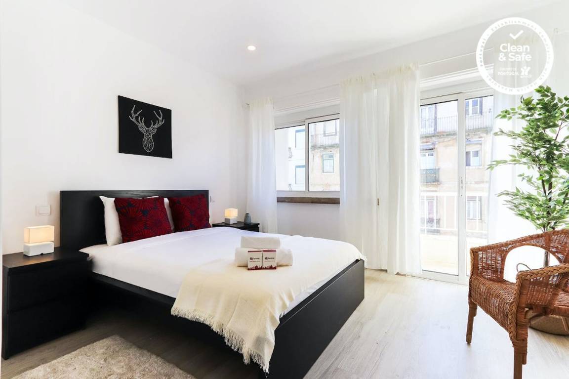 50 M² Apartamento ∙ 1 Habitación ∙ 4 Huéspedes - Areeiro