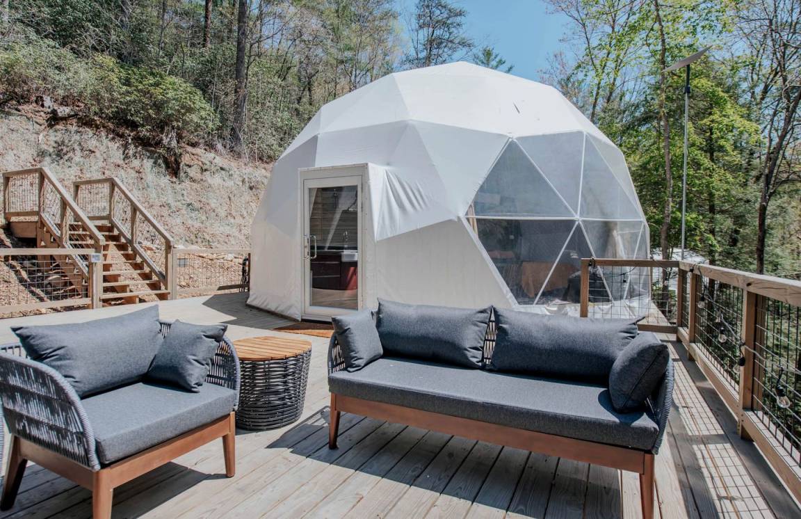 Camping-unterkunft ∙ 1 Schlafzimmer ∙ 2 Gäste - Blue Ridge, GA
