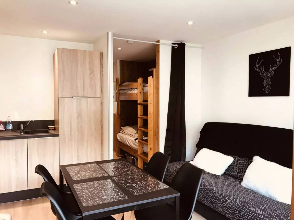 25 M² Studio Flat ∙ 1 Bedroom ∙ 4 Guests - Les Deux Alpes