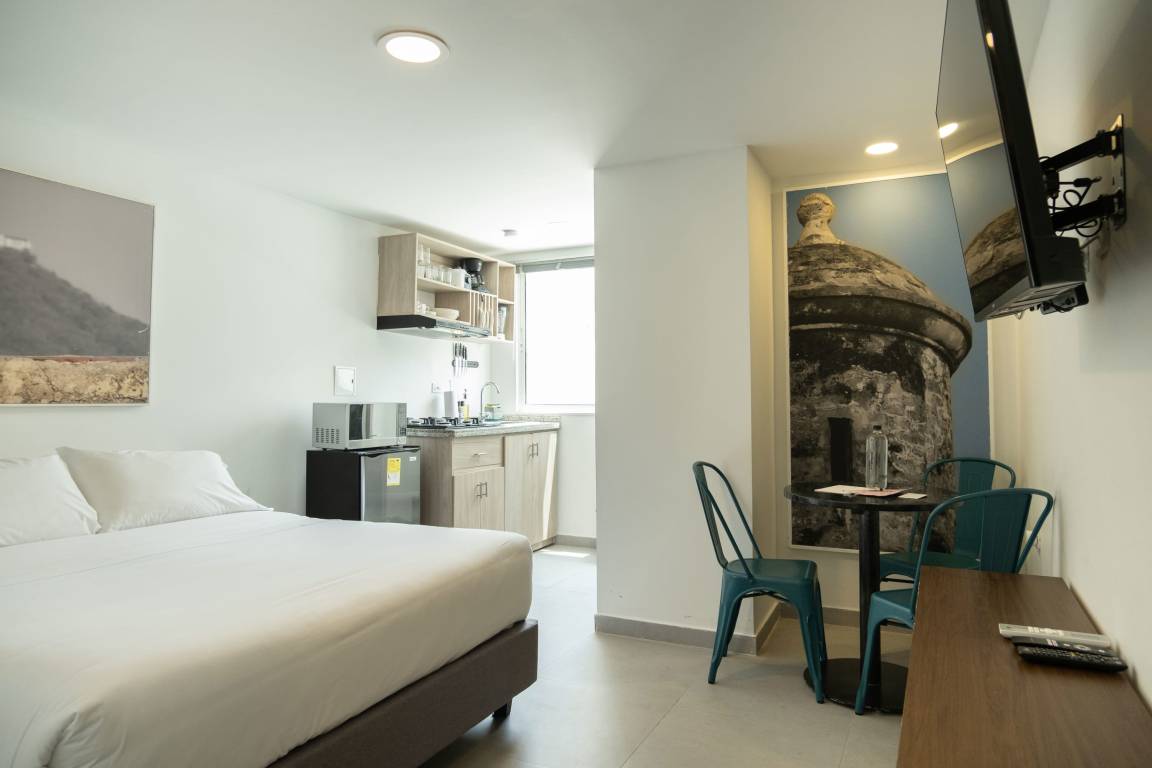 35 M² Apartamento ∙ 1 Habitación ∙ 2 Huéspedes - Cartagena