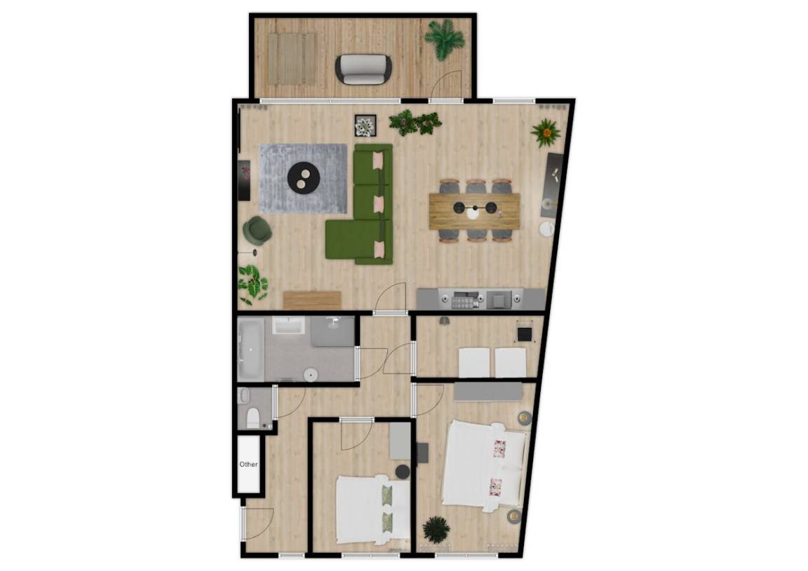 110 M² Apartment ∙ 2 Bedrooms ∙ 4 Guests - Amsterdam