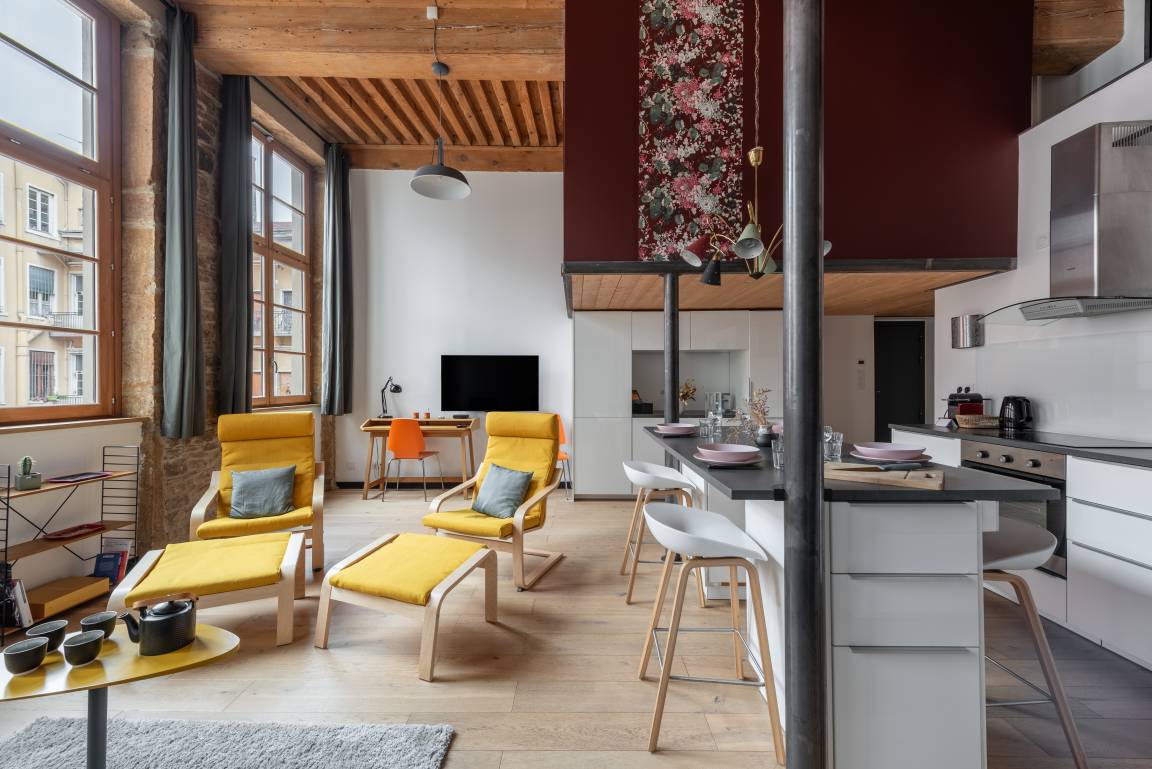 80 M² Apartment ∙ 3 Bedrooms ∙ 6 Guests - Lyon