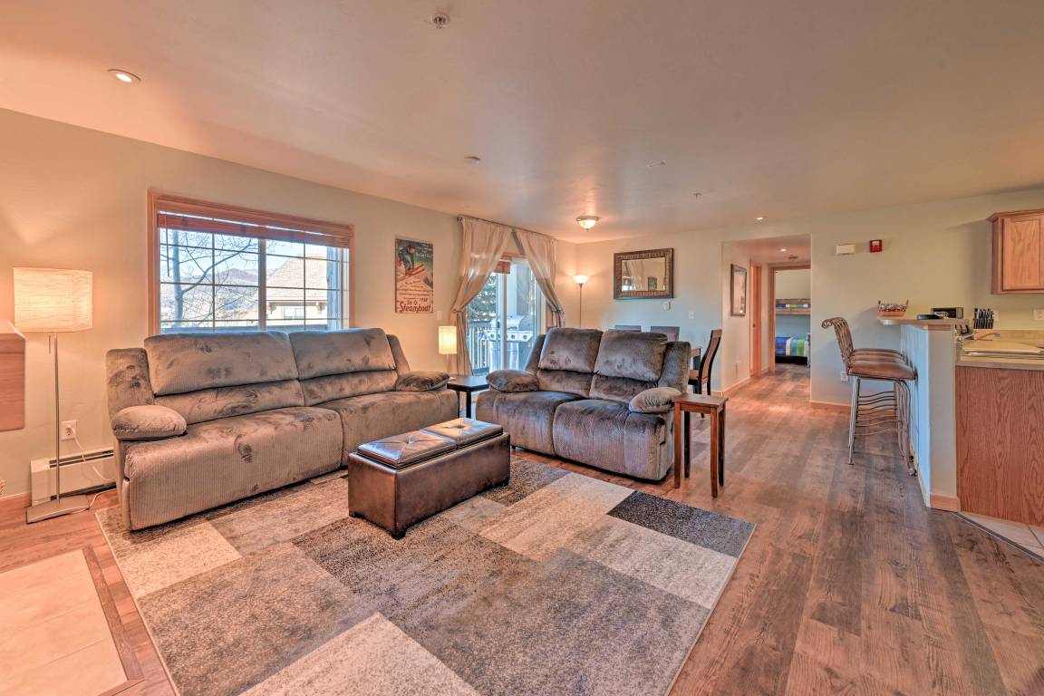 104 M² アパートメント ∙ 寝室: 2 ∙ ゲスト5 人 - スティームボート・スプリングズ, CO