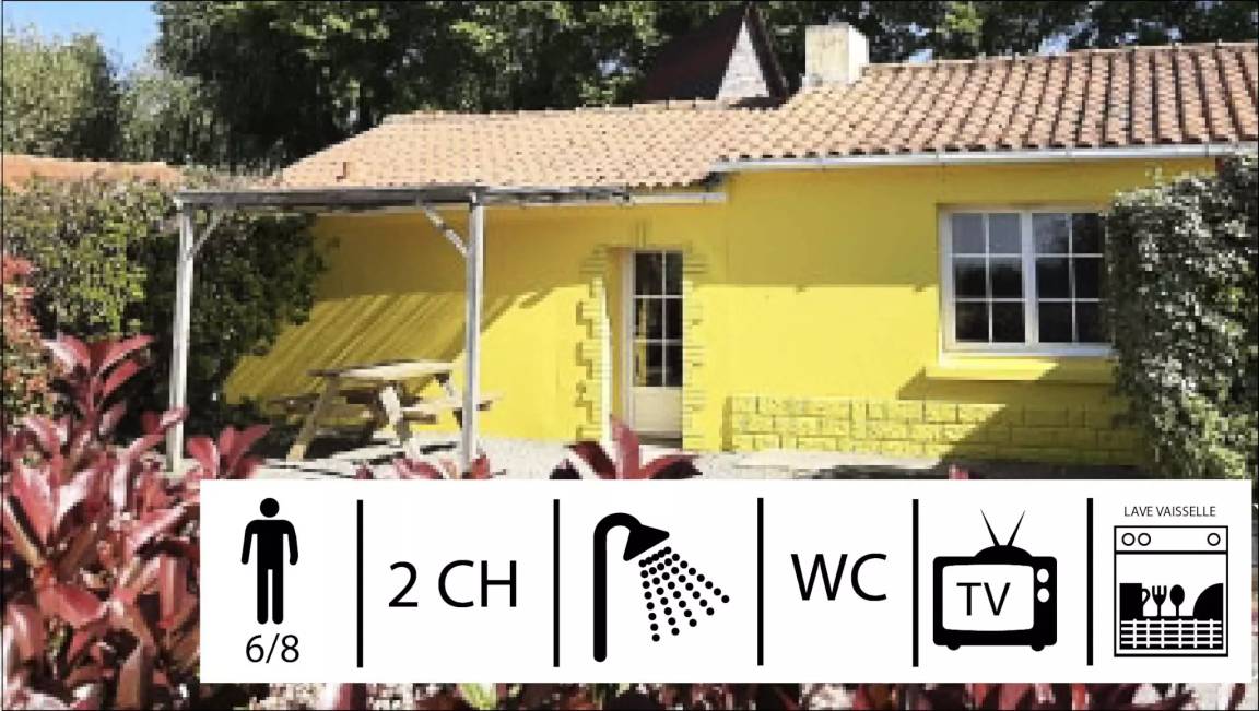 40 M² Maison De Vacances ∙ 2 Chambres ∙ 8 Personnes - Challans