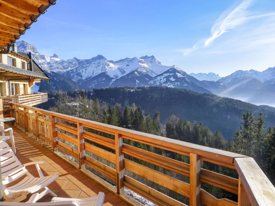 77 M² Maison De Vacances ∙ 1 Chambre ∙ 4 Personnes - Leysin