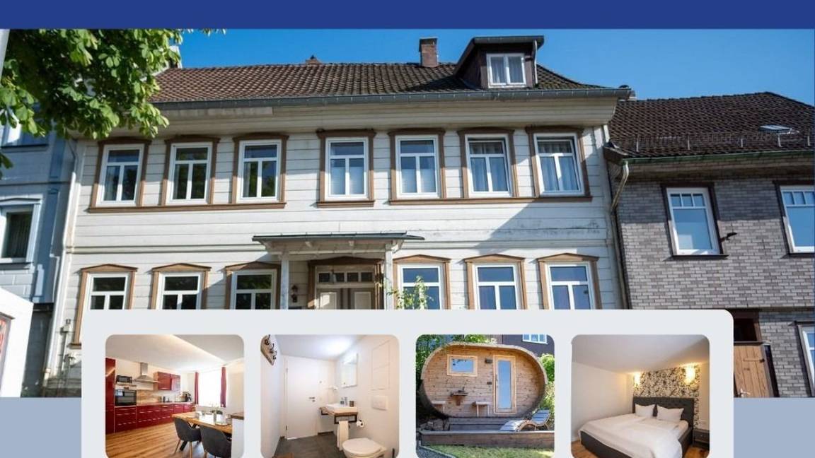 155 M² Ferienhaus ∙ 4 Schlafzimmer ∙ 10 Gäste - Harz