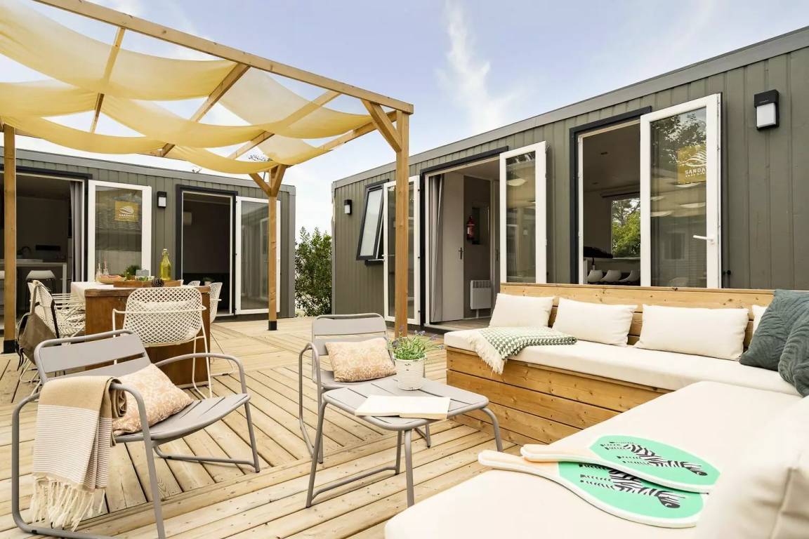 62 M² Mobil-home ∙ 5 Chambres ∙ 10 Personnes - Le Teich