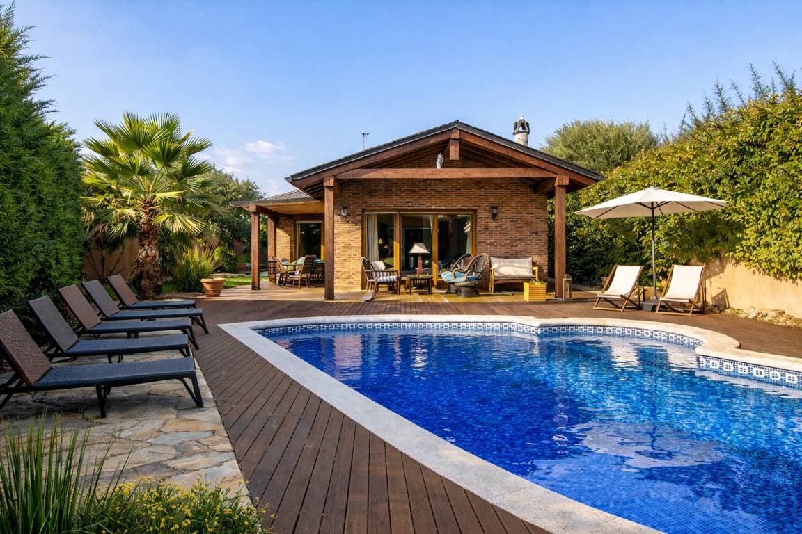 189 M² Villa ∙ 3 Habitaciones ∙ 6 Huéspedes - Santa Coloma de Farners