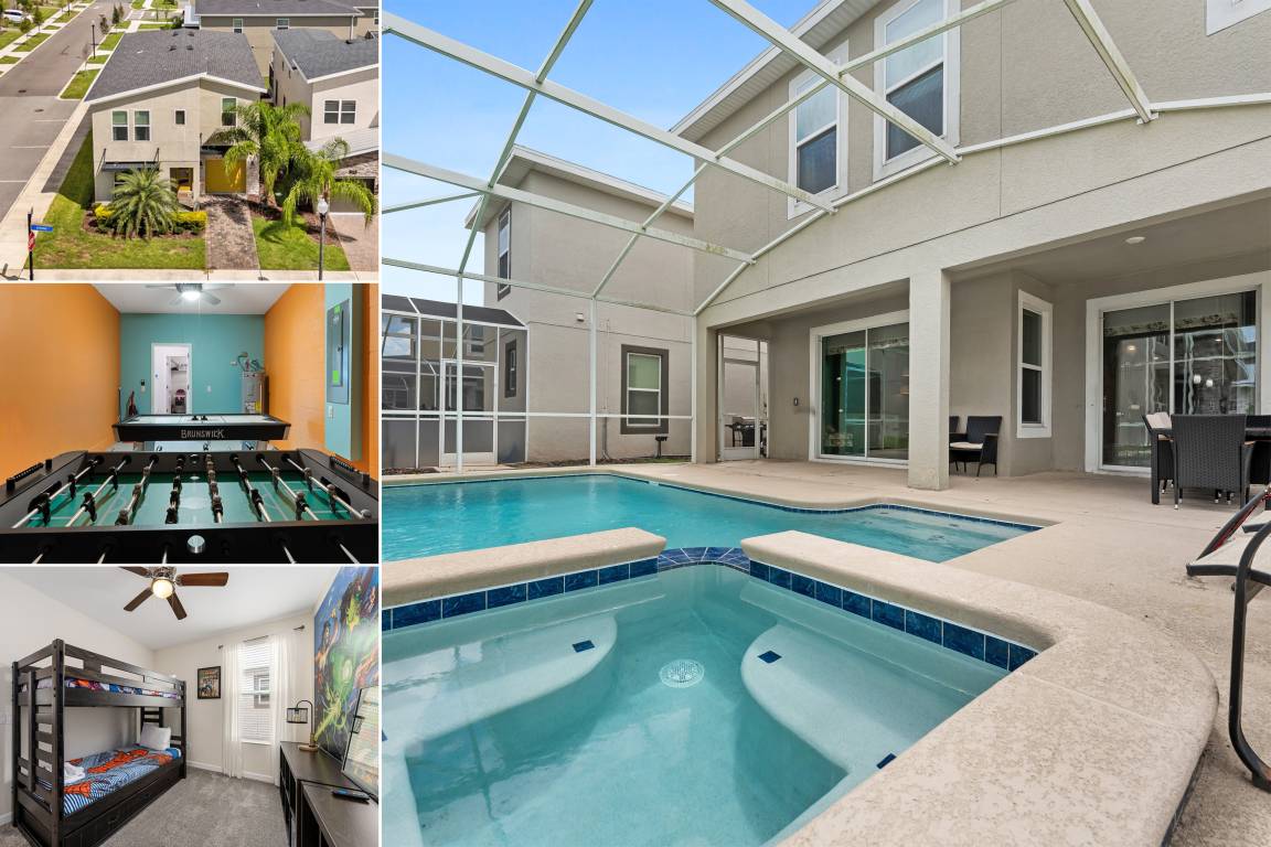 306 M² House ∙ 6 Bedrooms ∙ 12 Guests - Davenport, FL