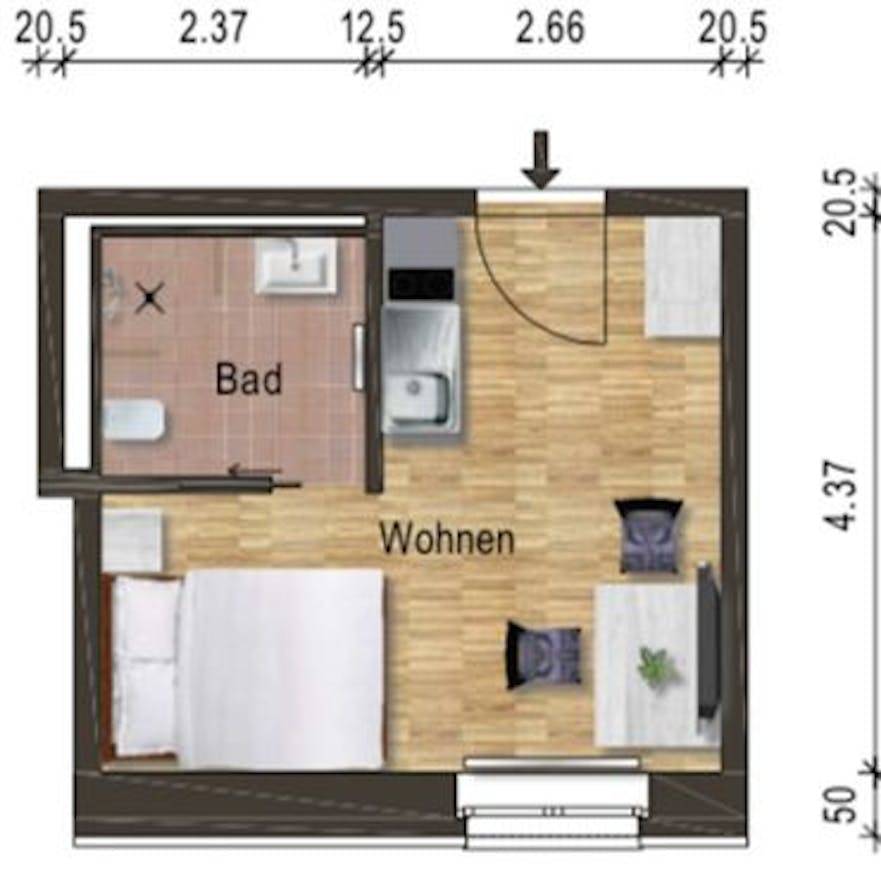 24 M² Ferienwohnung ∙ 2 Gäste - Berlin