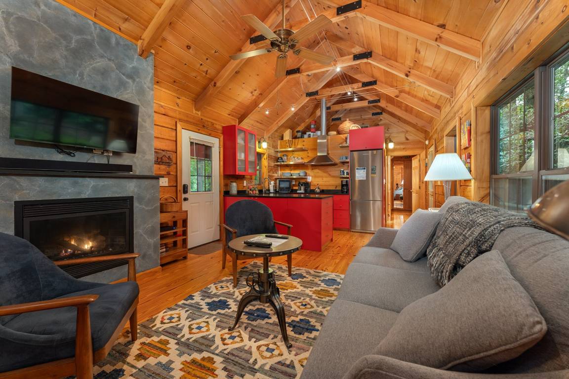 60 M² Cabin ∙ 1 Bedroom ∙ 2 Guests - Swannanoa, NC