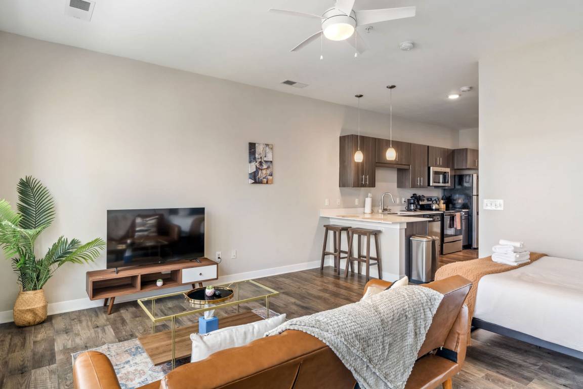 Studio Flat ∙ 3 Guests - Christian Park Indianapolis