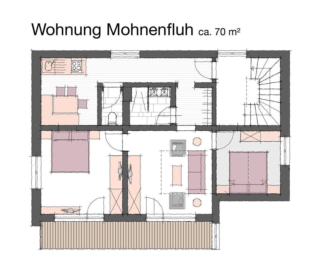 70 M² Apartment ∙ 2 Bedrooms ∙ 6 Guests - Lech