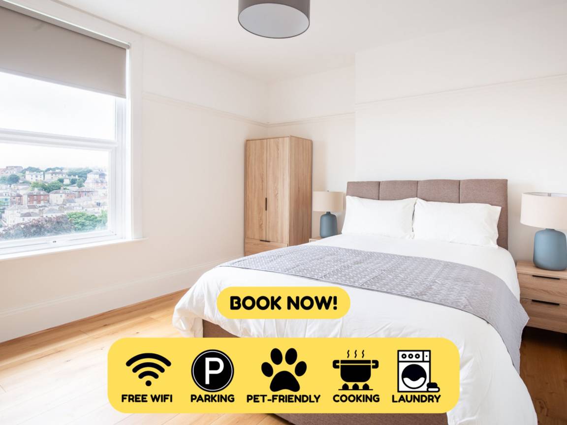 80 M² Apartment ∙ 2 Bedrooms ∙ 4 Guests - Saint Leonards