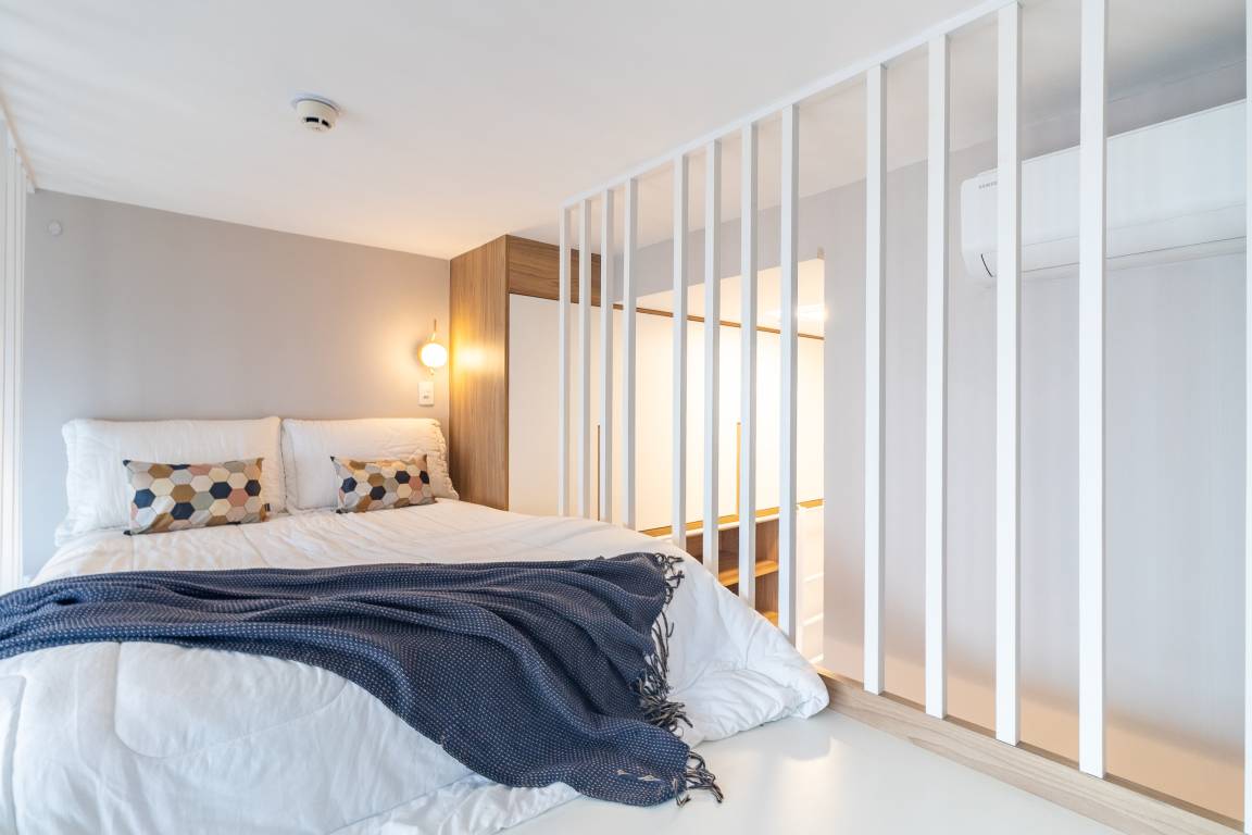 40 M² Studio Flat ∙ 1 Bedroom ∙ 2 Guests - São Paulo