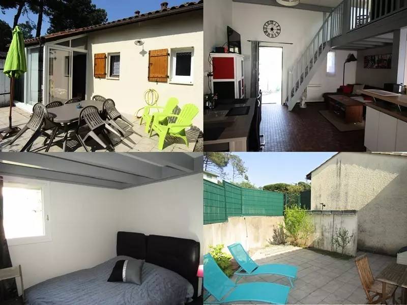 55 M² House ∙ 1 Bedroom ∙ 5 Guests - Lacanau