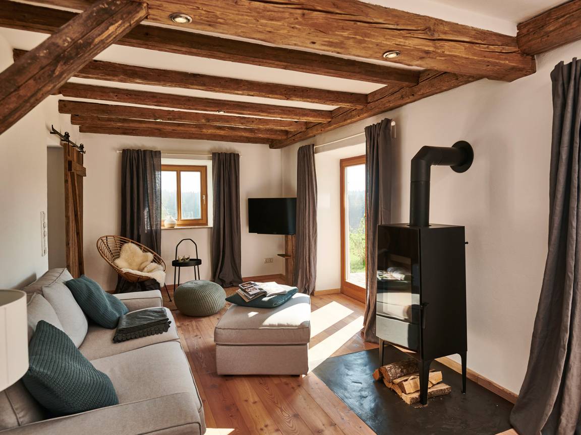101 M² Ferienhaus ∙ 2 Schlafzimmer ∙ 4 Gäste - Taching am See