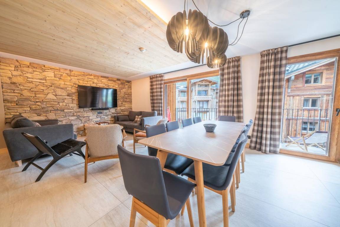 115 M² Apartamento ∙ 4 Habitaciones ∙ 10 Huéspedes - Tignes