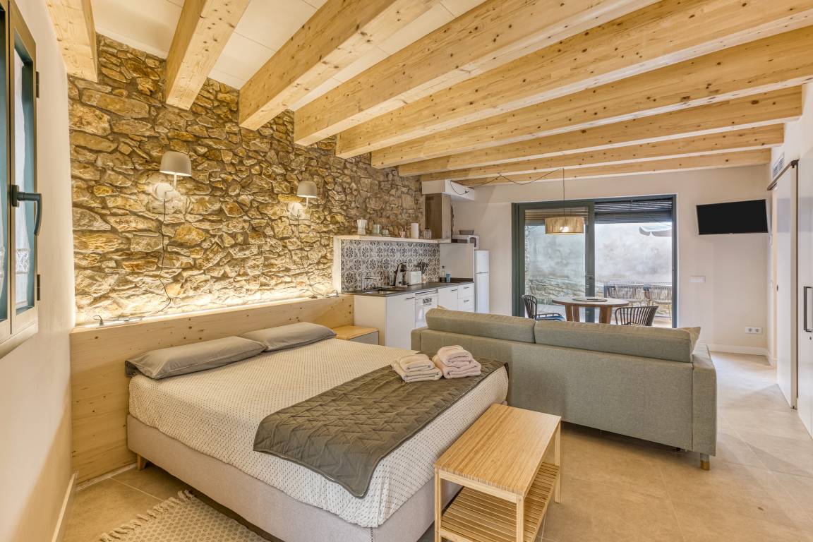58 M² Apartamento ∙ 1 Habitación ∙ 3 Huéspedes - Peratallada