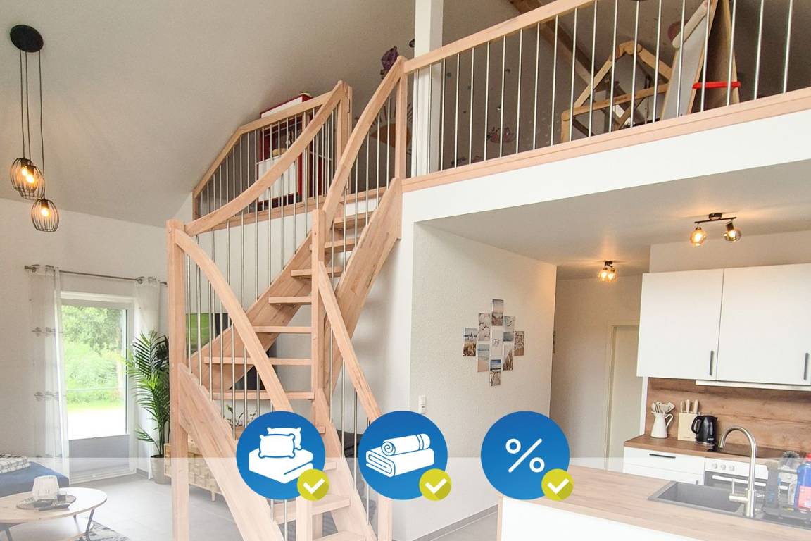 110 M² Ferienhaus ∙ 2 Schlafzimmer ∙ 6 Gäste - Nordsee