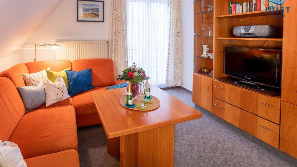 45 M² Ferienwohnung ∙ 1 Schlafzimmer ∙ 2 Gäste - Juist