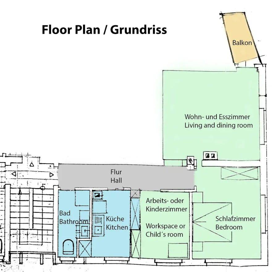 70 M² Apartment ∙ 3 Bedrooms ∙ 2 Guests - Esslingen