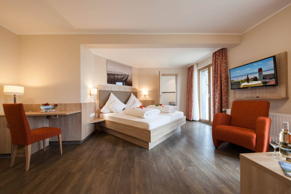 28 M² Privatzimmer ∙ 1 Schlafzimmer ∙ 2 Gäste - Hagnau am Bodensee