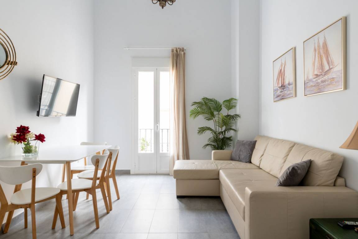55 M² Apartamento ∙ 1 Habitación ∙ 4 Huéspedes - Sanlúcar de Barrameda