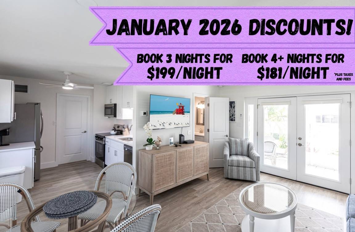 57 M² Villa ∙ 1 Bedroom ∙ 4 Guests - Siesta Key, FL