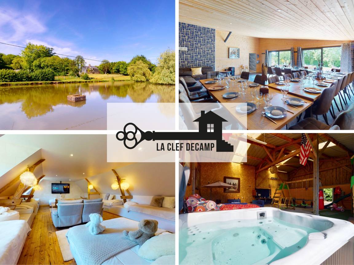 222 M² Gîte ∙ 11 Chambres ∙ 35 Personnes - Normandie