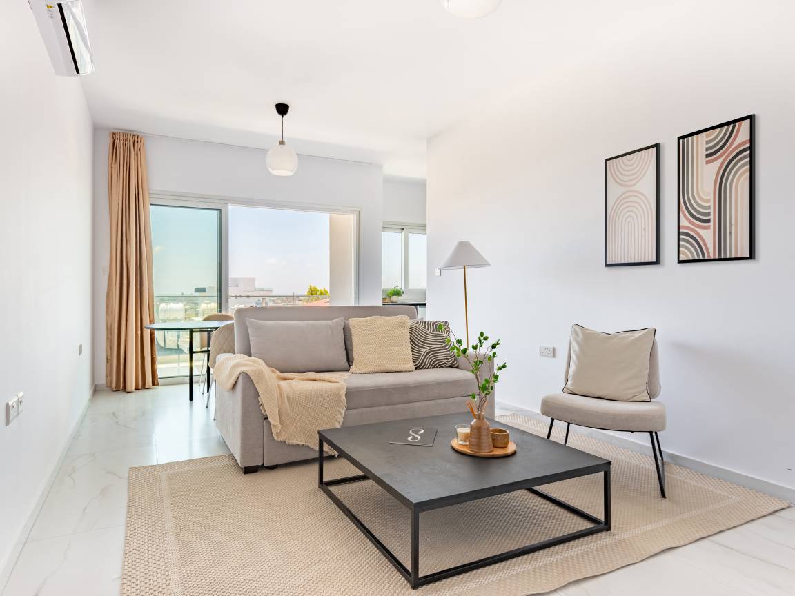 49 M² Apartament ∙ 2 Sypialnie ∙ 4 Gości - Limassol