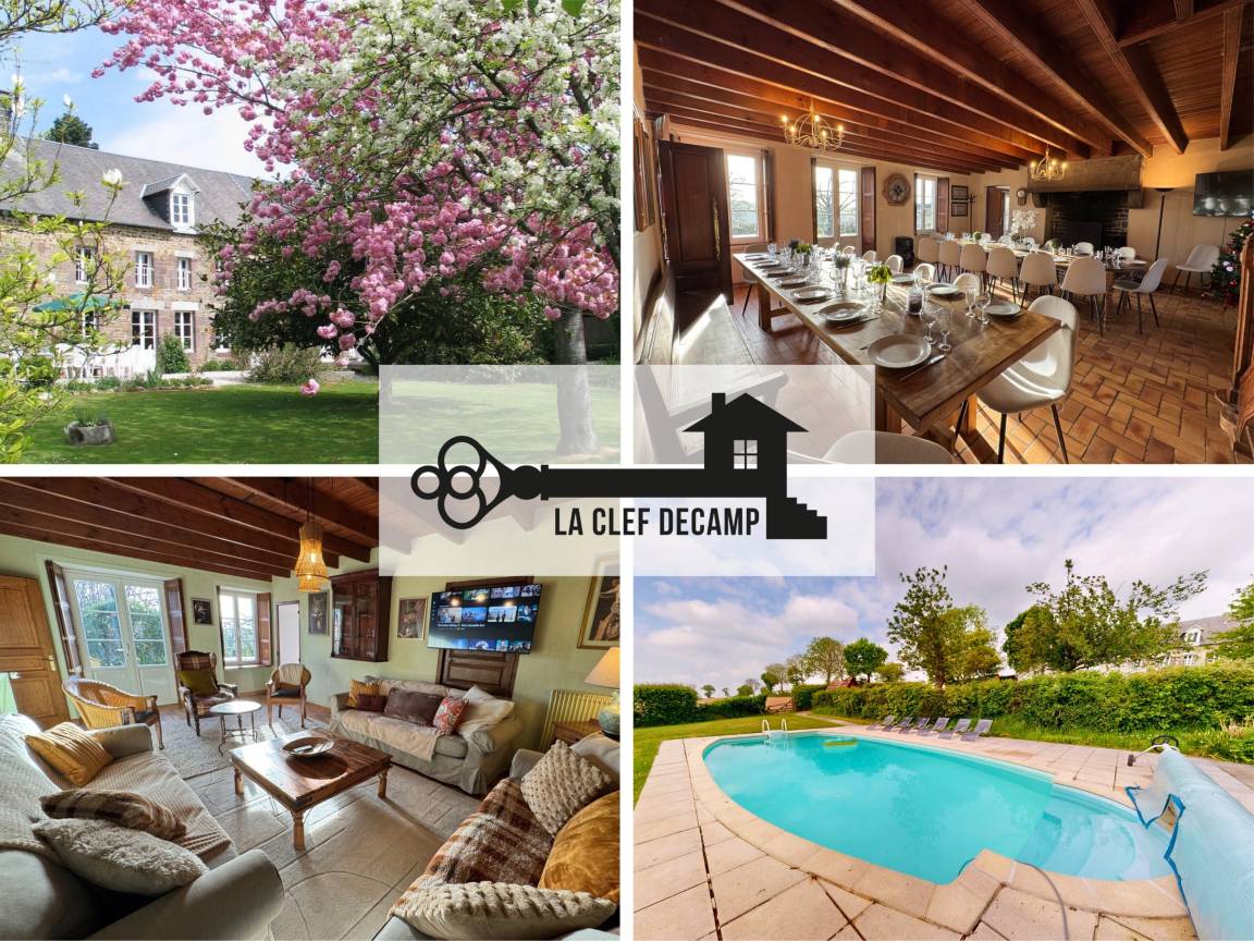 239 M² Gîte ∙ 11 Chambres ∙ 30 Personnes - Cotentin