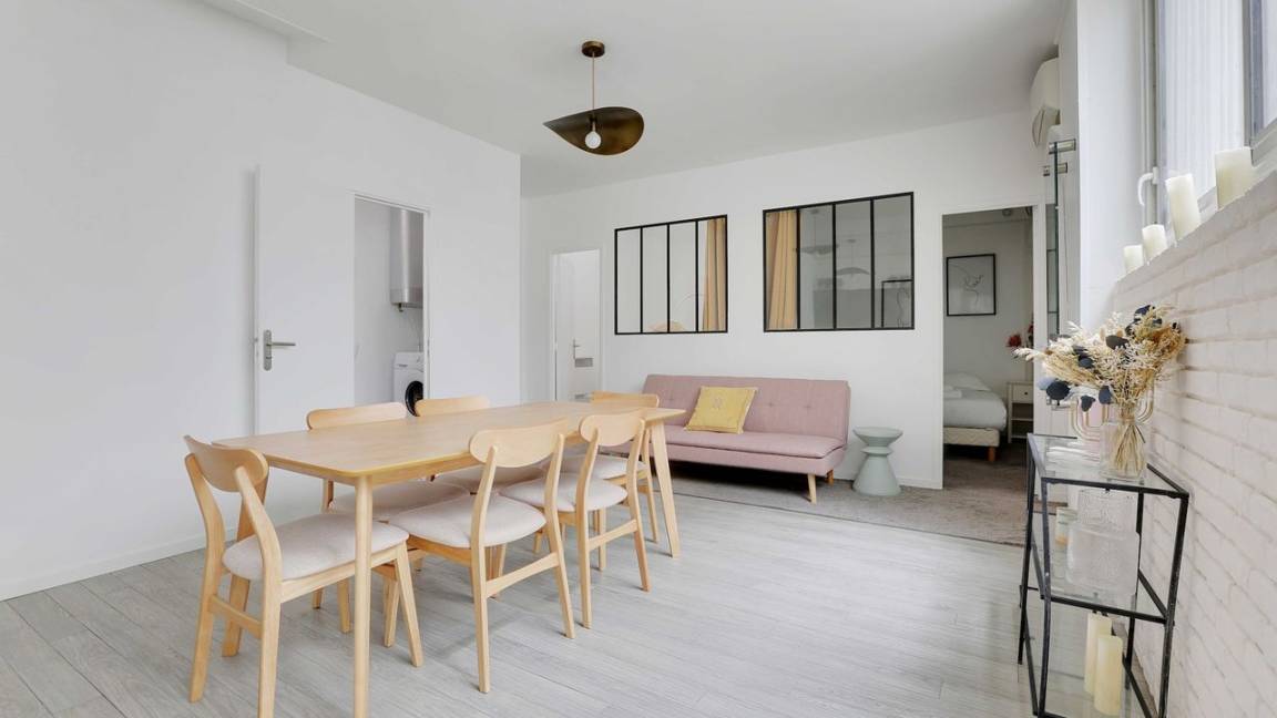 66 M² Apartamento ∙ 3 Quartos ∙ 6 Hóspedes - Paris