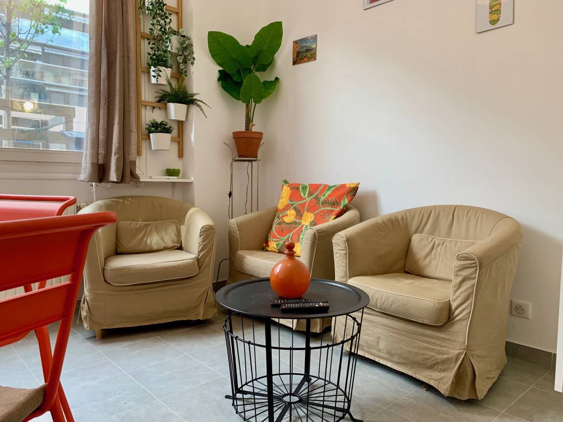 49 M² Appartement ∙ 2 Chambres ∙ 4 Personnes - Parc Phœnix - Nice