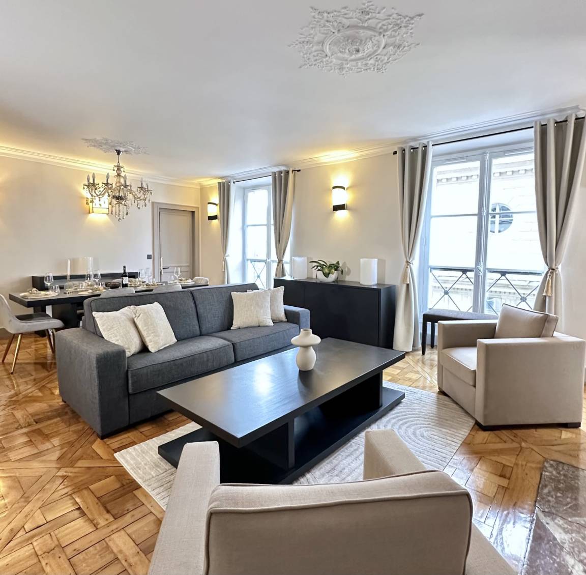 125 M² Appartement ∙ 4 Chambres ∙ 8 Personnes - Châtelet - Les Halles - Paris