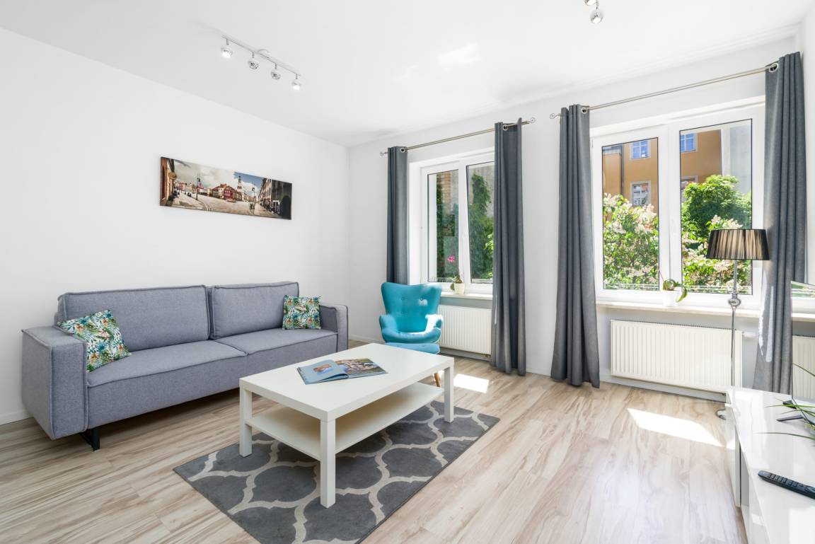 42 M² Apartment ∙ 1 Bedroom ∙ 4 Guests - Poznań