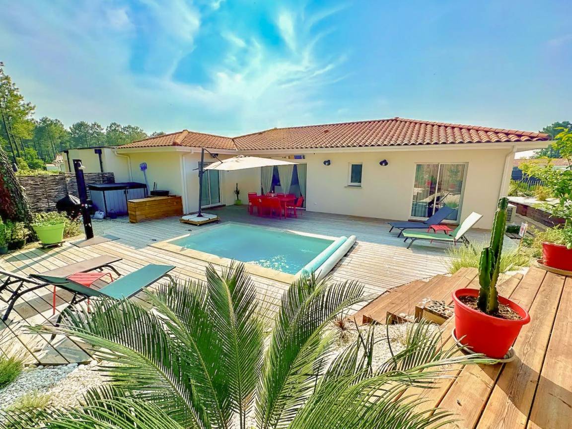 100 M² Maison De Vacances ∙ 3 Chambres ∙ 8 Personnes - Étang d'Aureilhan