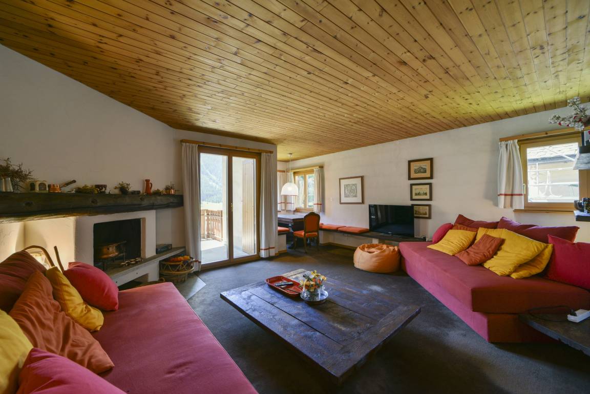 60 M² Ferienwohnung ∙ 2 Schlafzimmer ∙ 4 Gäste - Madulain