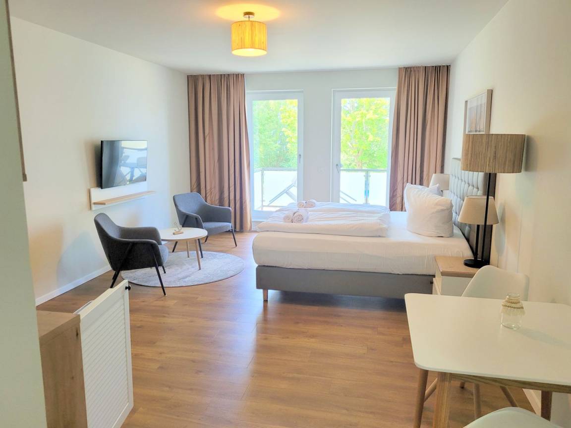 37 M² Ferienwohnung ∙ 1 Schlafzimmer ∙ 2 Gäste - Fuhlendorf