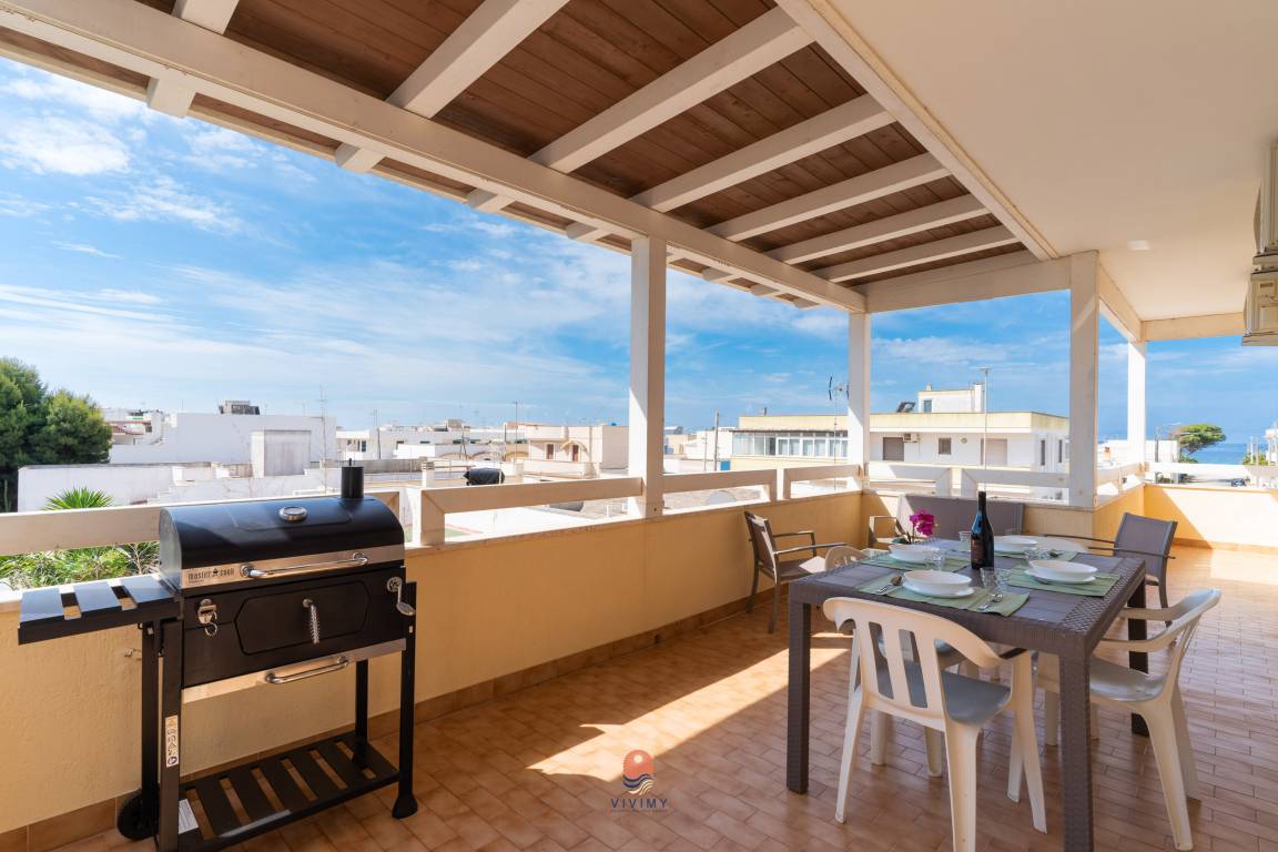 100 M² Ferienhaus ∙ 3 Schlafzimmer ∙ 7 Gäste - Ugento