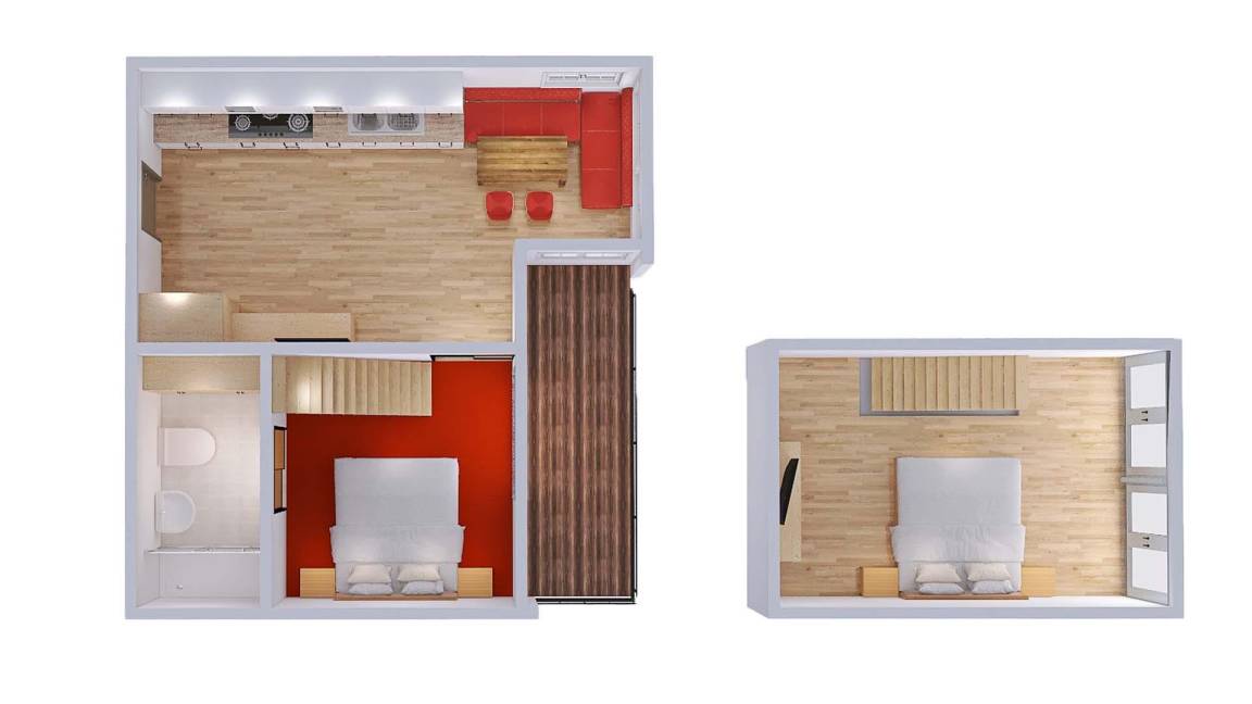41 M² Appartement ∙ 2 Slaapkamers ∙ 2 Gasten - Kappl