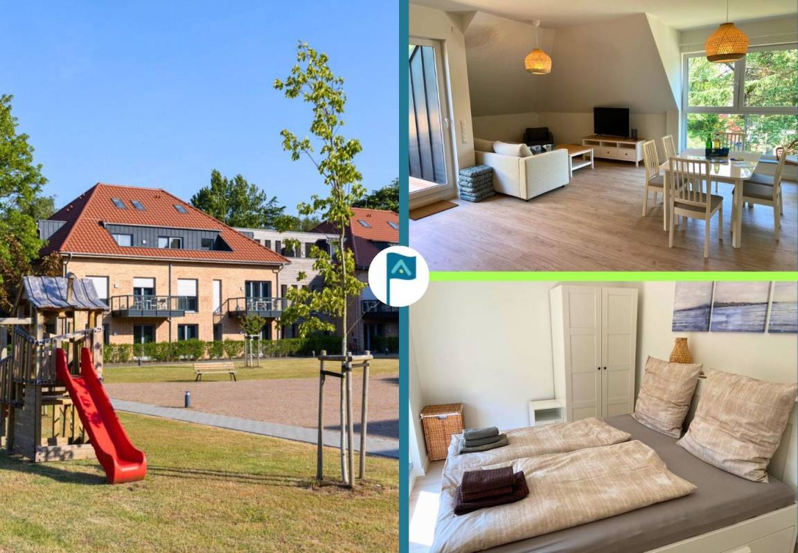 100 M² Ferienwohnung ∙ 2 Schlafzimmer ∙ 4 Gäste - Wyk auf Föhr