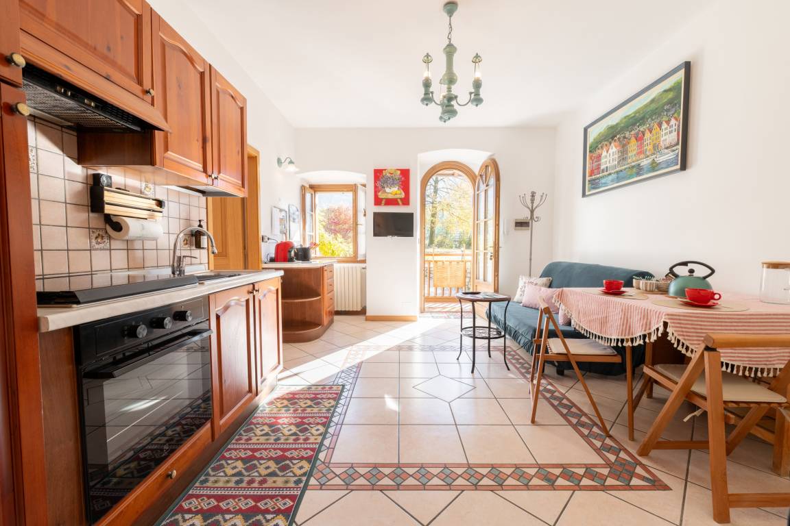 38 M² Apartamento ∙ 1 Quarto ∙ 4 Hóspedes - Comano