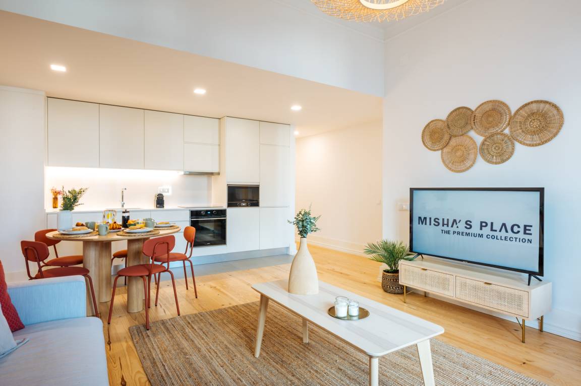 72 M² Apartamento ∙ 3 Habitaciones ∙ 8 Huéspedes - Lisboa