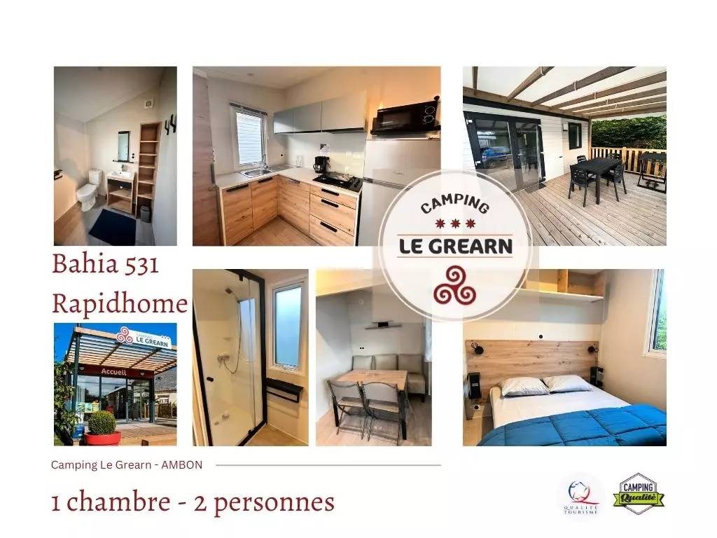 20 M² Mobil-home ∙ 1 Chambre ∙ 2 Personnes - Theix