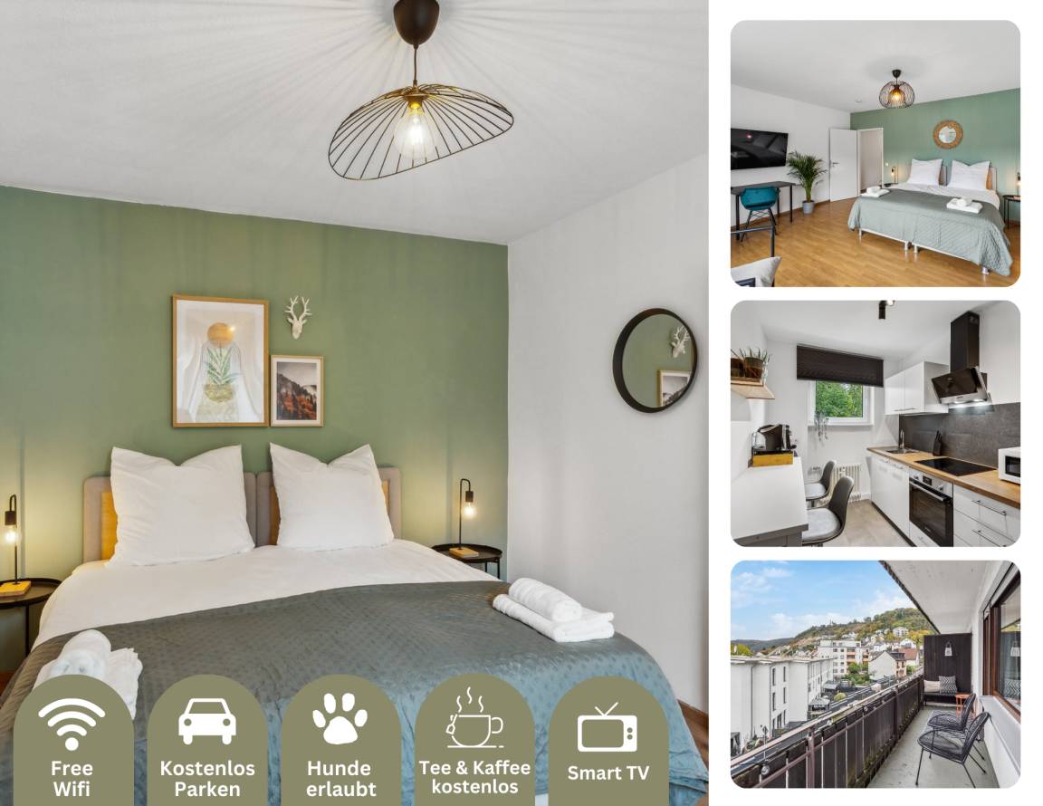 55 M² Appartement ∙ 2 Chambres ∙ 4 Personnes - Montabaur