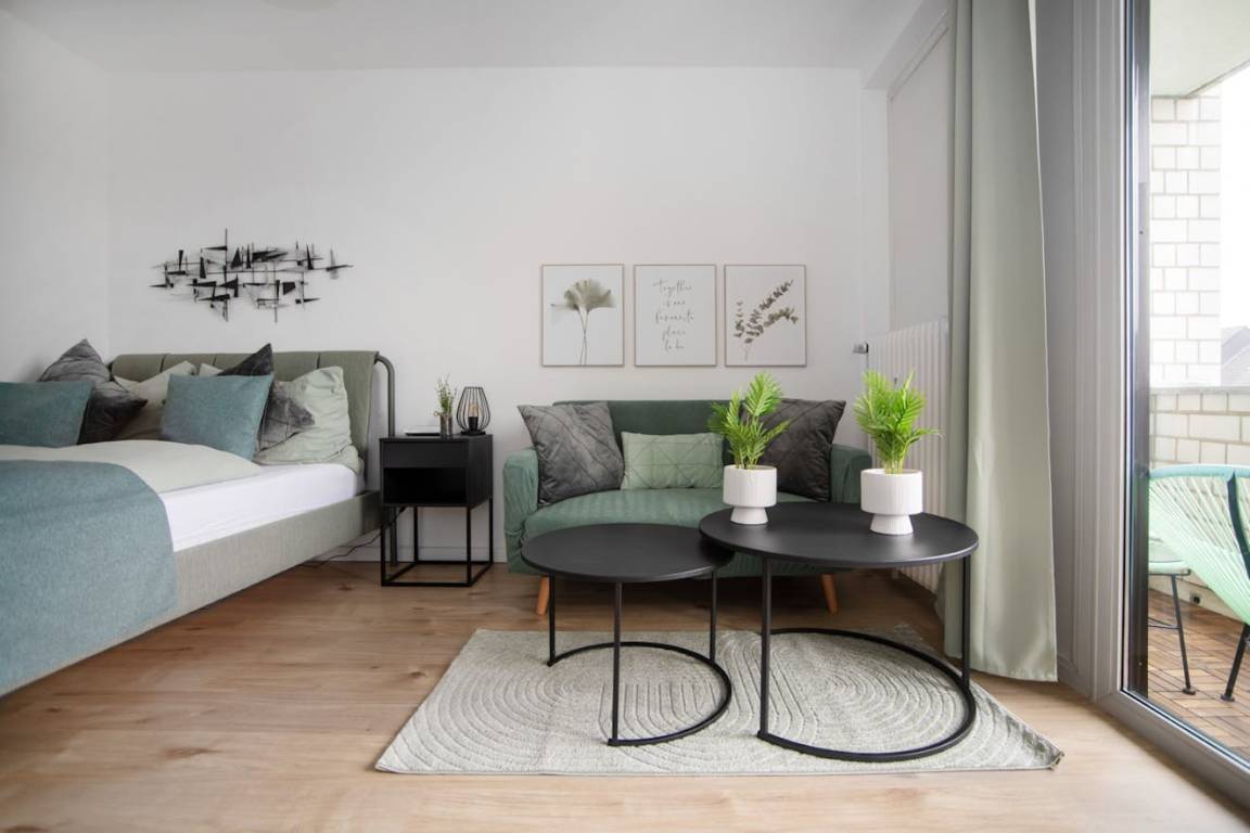 24 M² Ferienwohnung ∙ 1 Schlafzimmer ∙ 2 Gäste - Wesseling