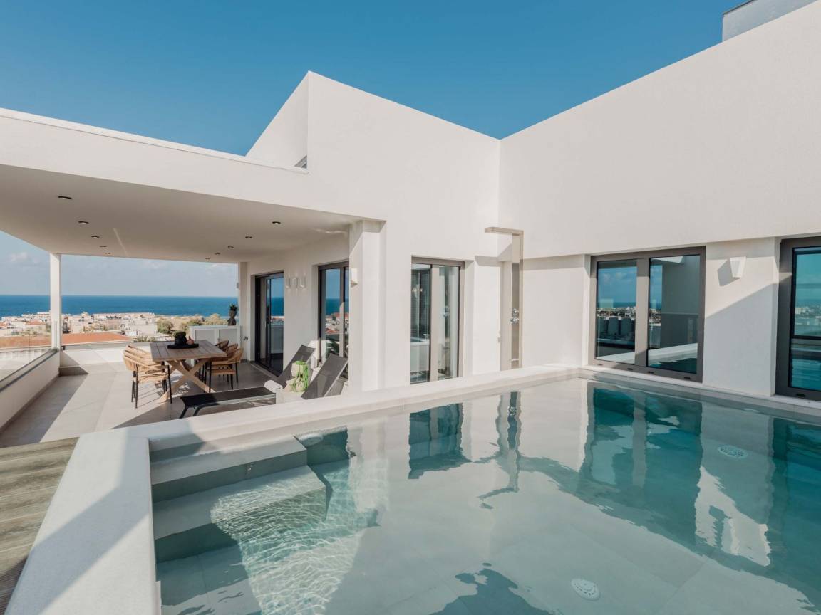 148 M² Apartment ∙ 3 Bedrooms ∙ 6 Guests - Chania